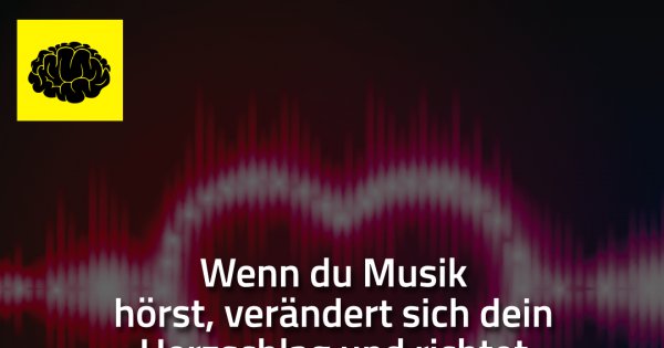 Wenn du Musik hörst, verändert ... - Made My Day