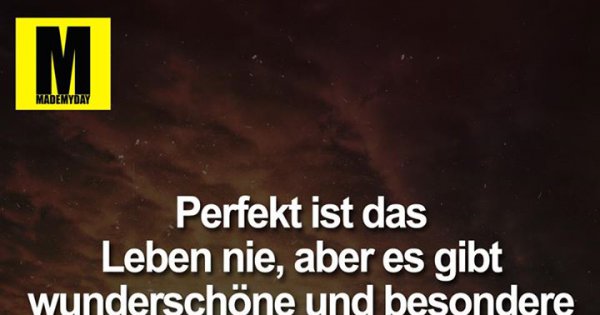 Perfekt ist das Leben nie, ... - Made My Day