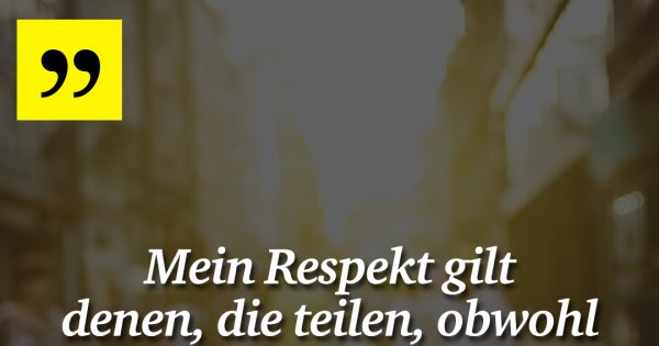 Mein Respekt gilt denen, die ... - Made My Day